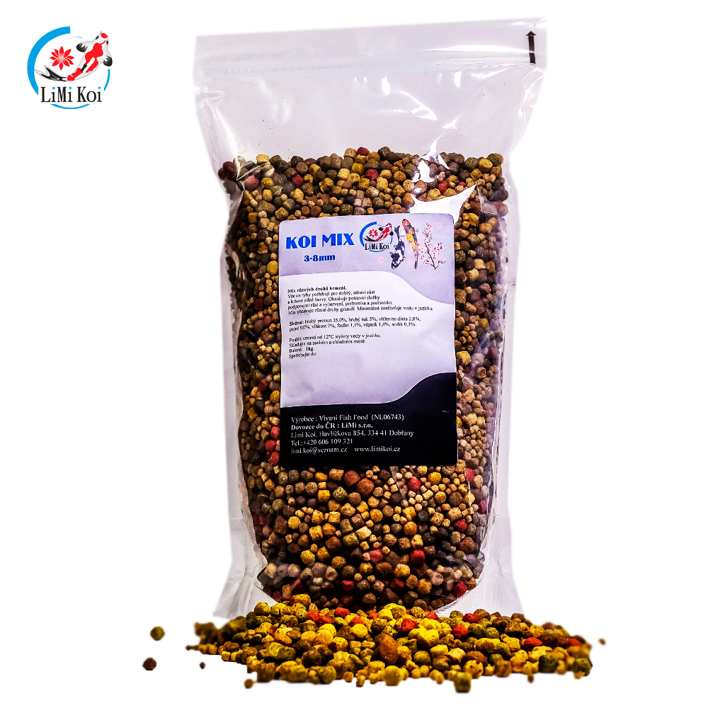 Vivani Fish Food - Koi Mix 1 kg | Krmivo | Krmivo pro KOI | LiMiKoi.cz
